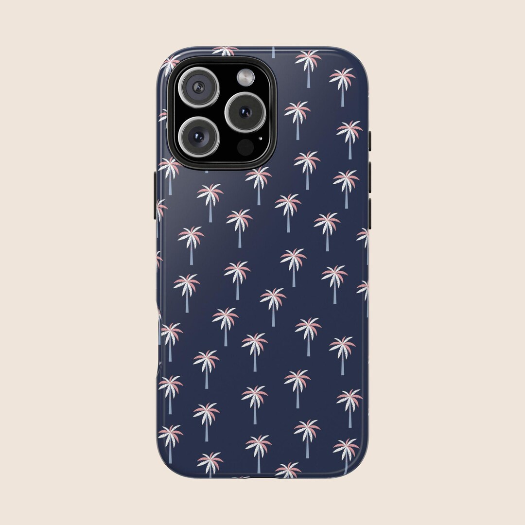 Palm Tree Phone Case Fisherman Aesthetic Ocean Inspired Style iPhone 16 ...