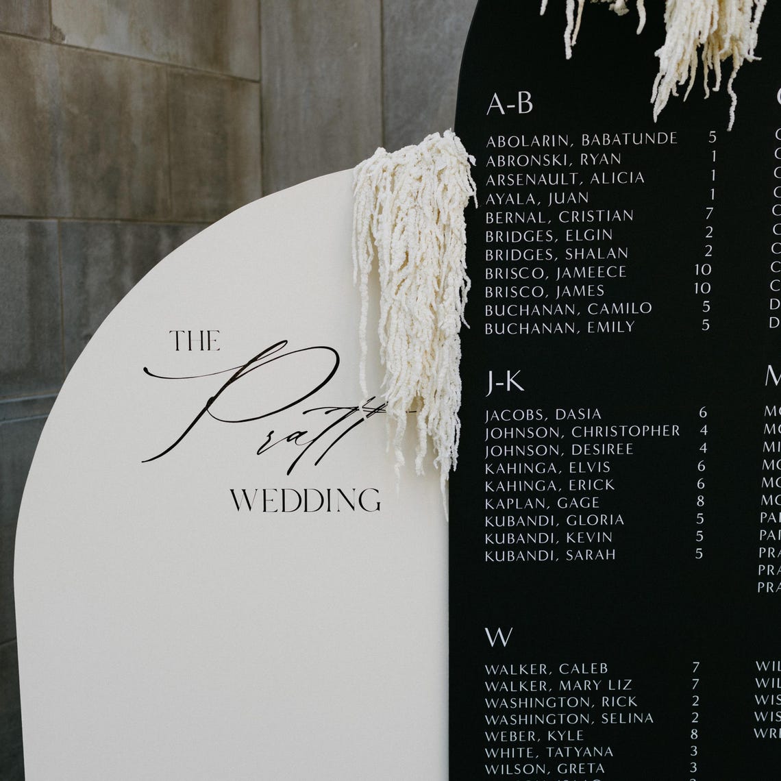 Wedding Seating Chart Template | Seat Assignment Sign for Vinyl ...