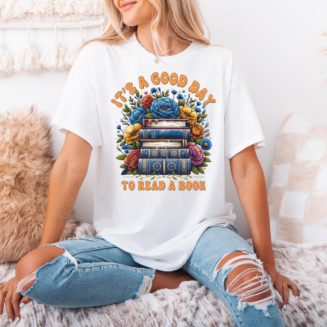 Good Day Read Book, One More Chapter, Book PNG Design, Book Shirt ...