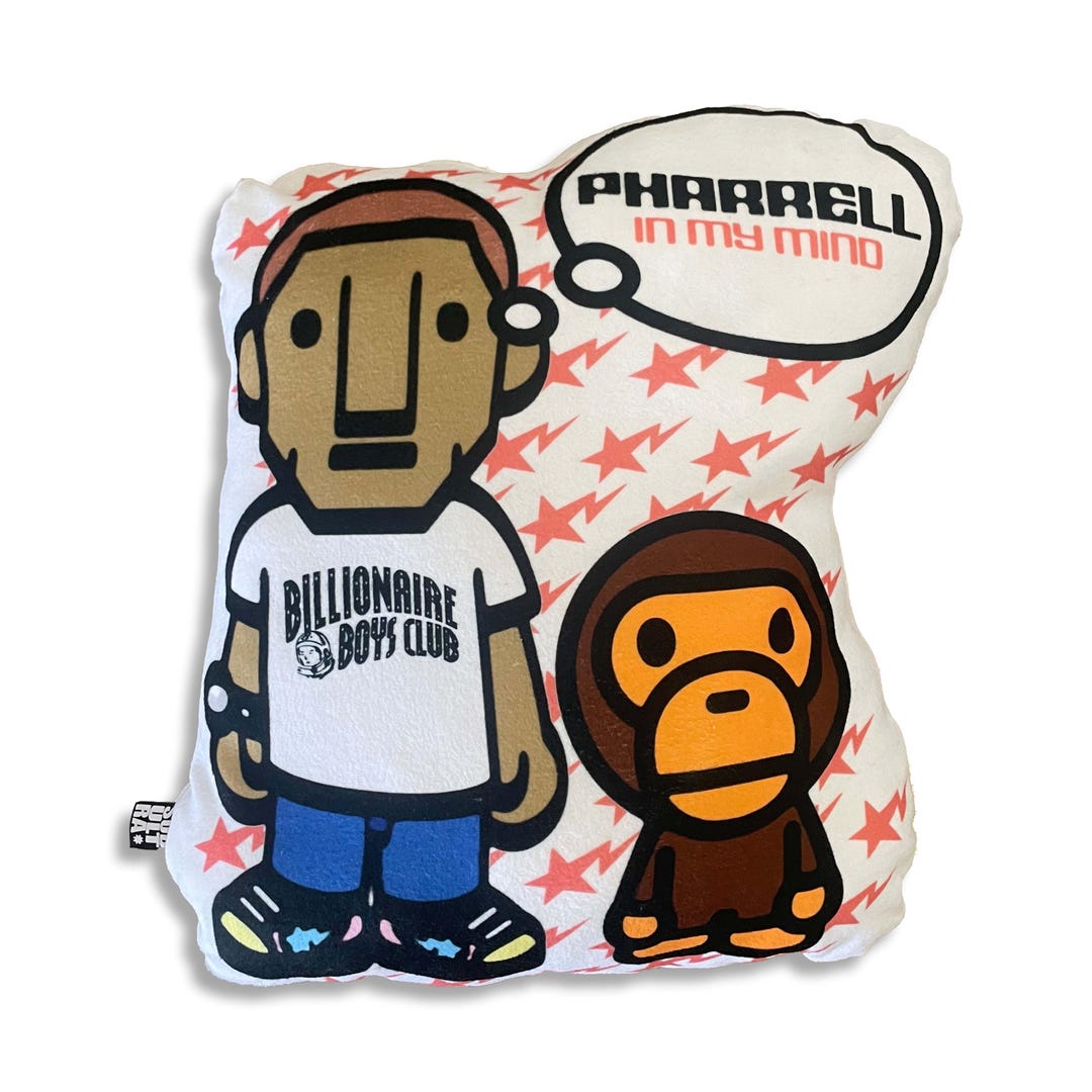 Pharrell in My Mind Cut & Sewn Throw Pillow - Etsy