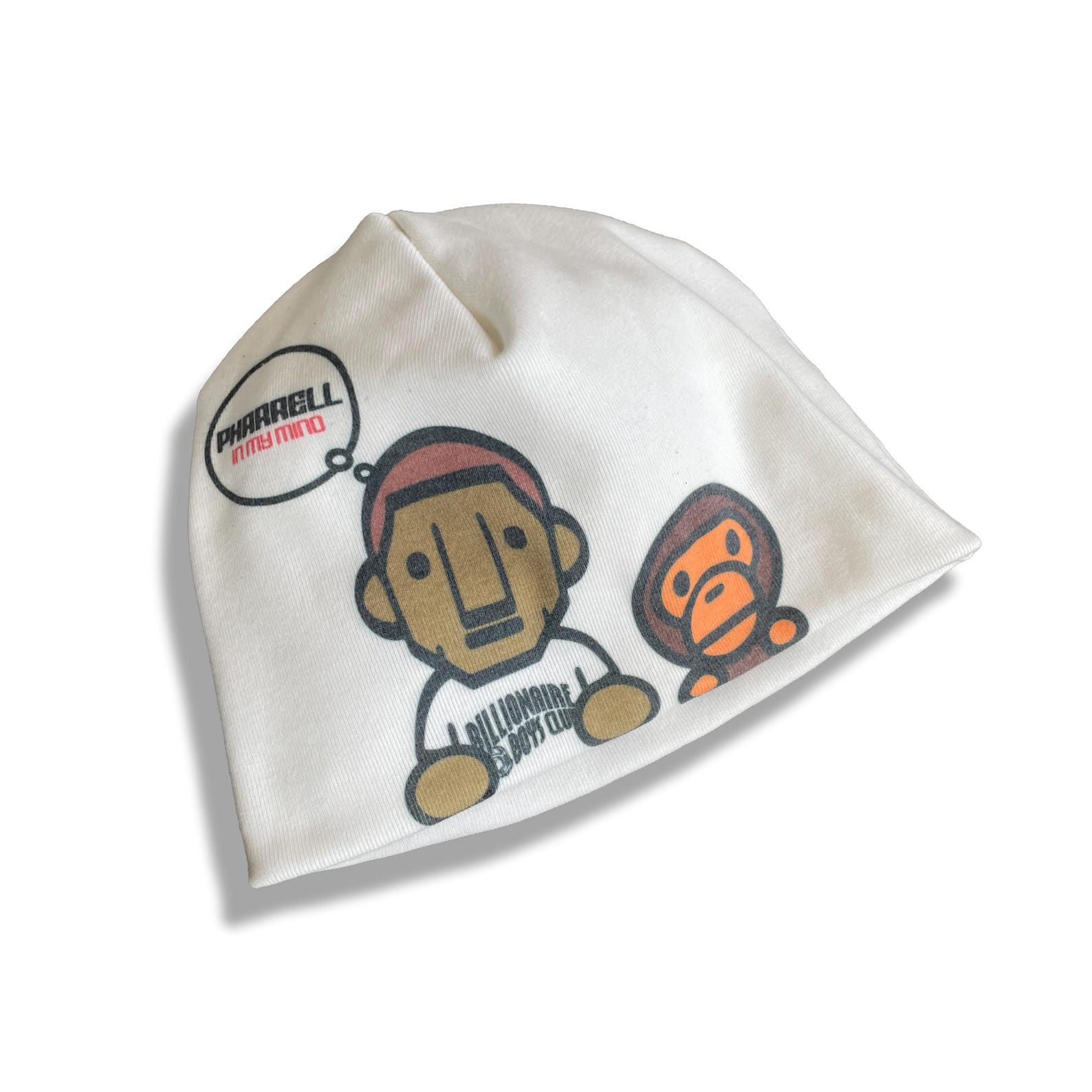 Pharrell in My Mind Mind Cut & Sewn Beanie Red/white - Etsy