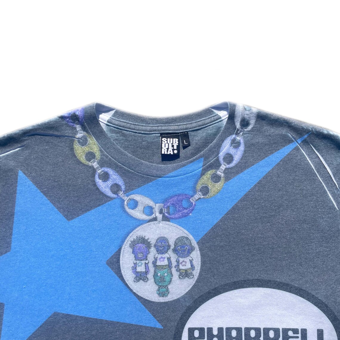 Pharrell in My Mind Mind All Over Print Album Tee Black/blue - Etsy