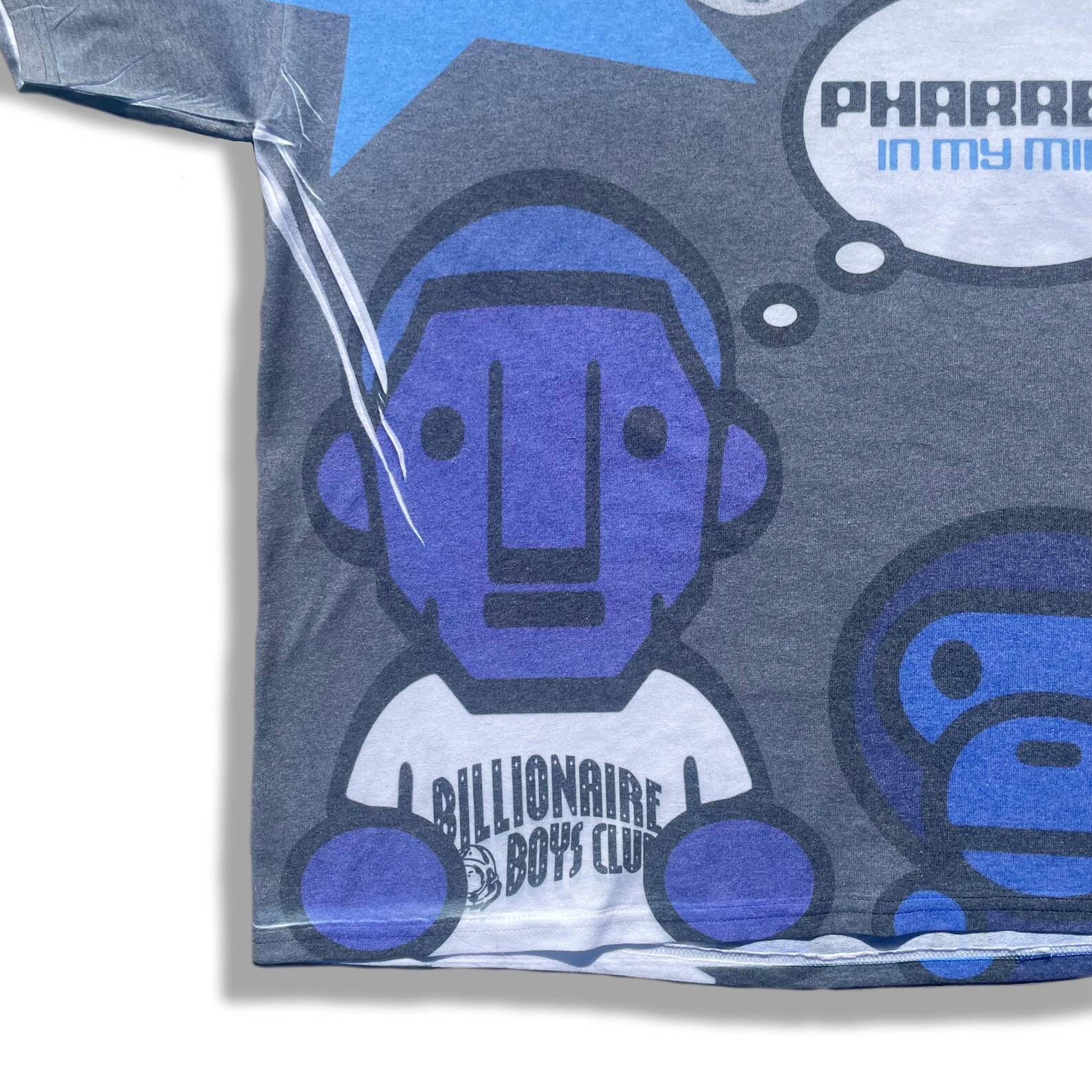 Pharrell in My Mind Mind All Over Print Album Tee Black/blue - Etsy
