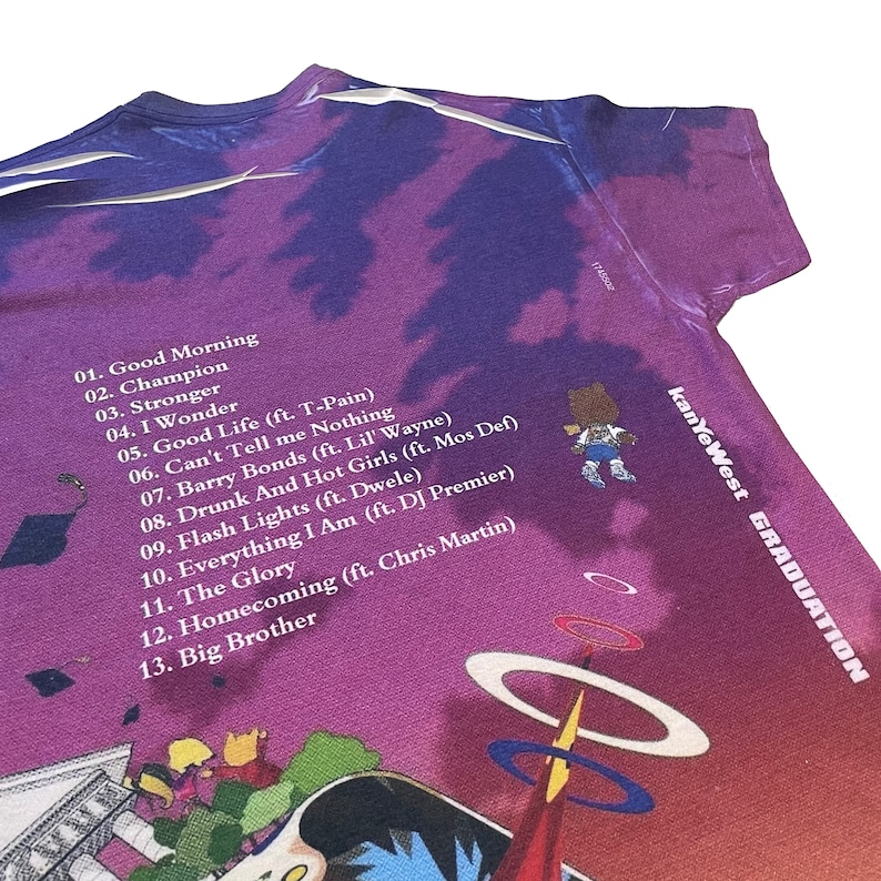 Kanye West Graduation All Over Print Tee Shirt - Etsy