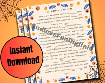 60 Pages of Fun Kids' Digital Printable Mad Libs,creative Writing ...