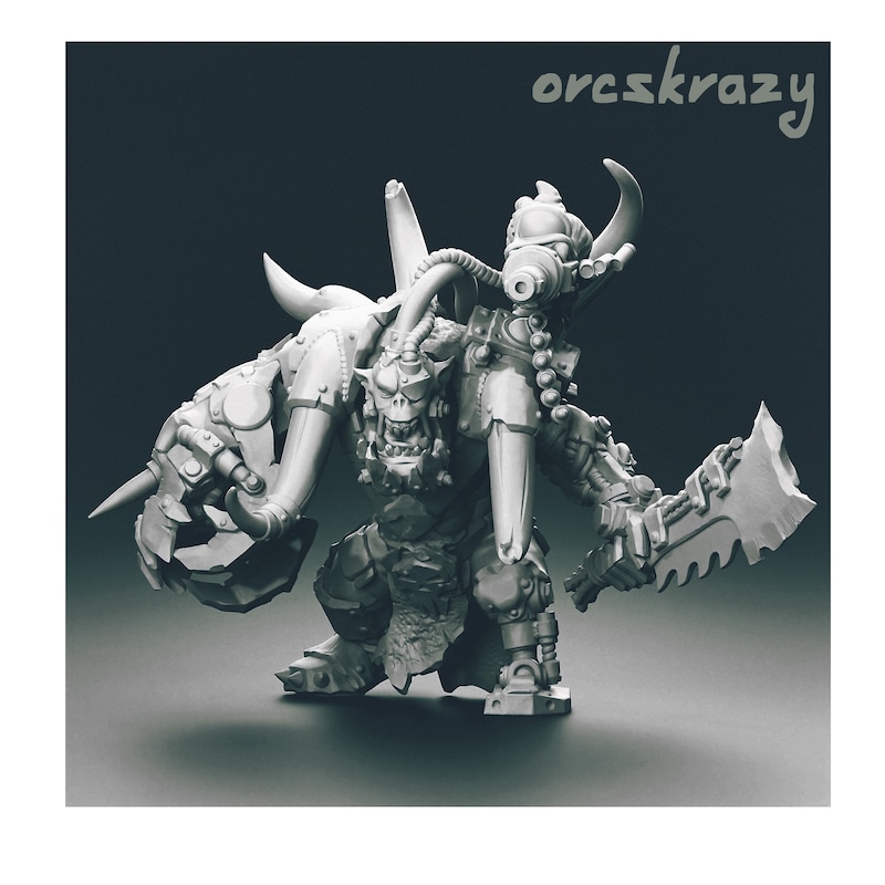Ork Boss Model - Etsy UK
