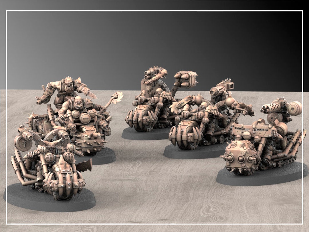 Buy 2 Get 1 Free Startup Sale 5 X Ork Warbikes Cavalry Includes Free ...