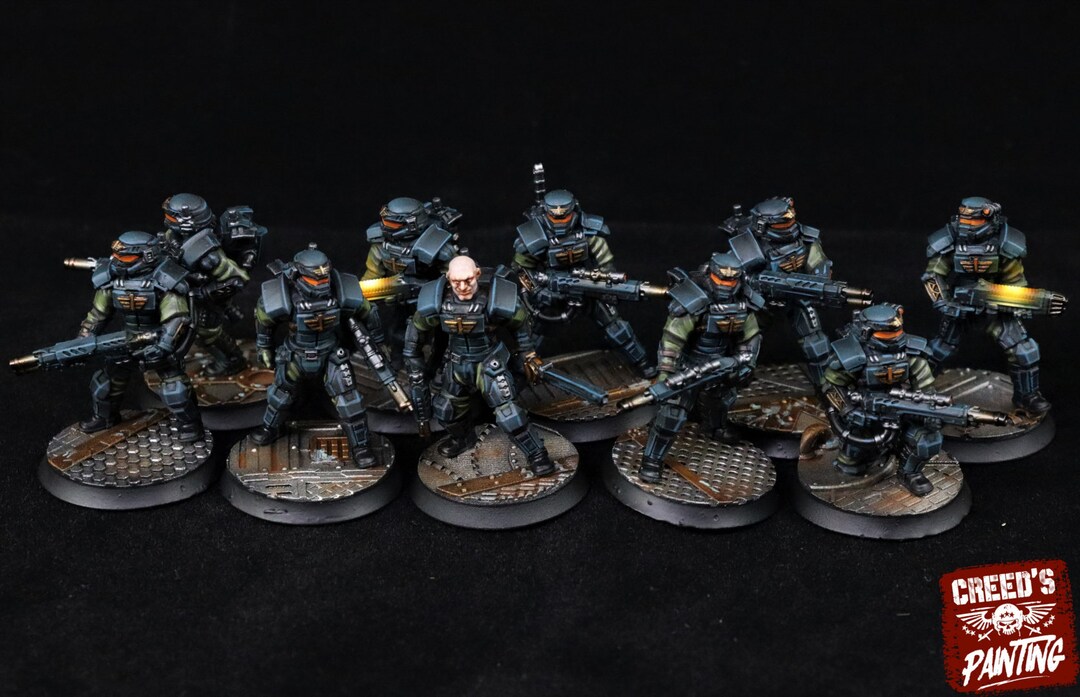 10 X Rundsgaard Creed Squad - Heavy Infantry of the Imperial Regiment ...