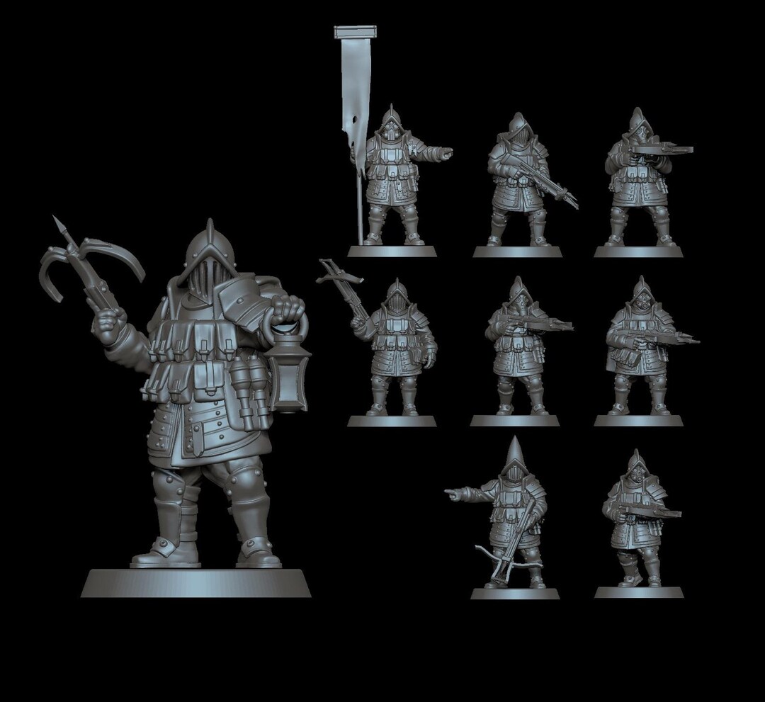 12 X Mage Hunter Crossbow Squad - Saint Decent - Custom Orders ...