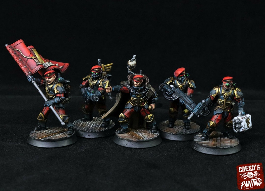 5 X Rundsgaard Command Squad SHOCK TROOPS of the Imperial Regiment ...