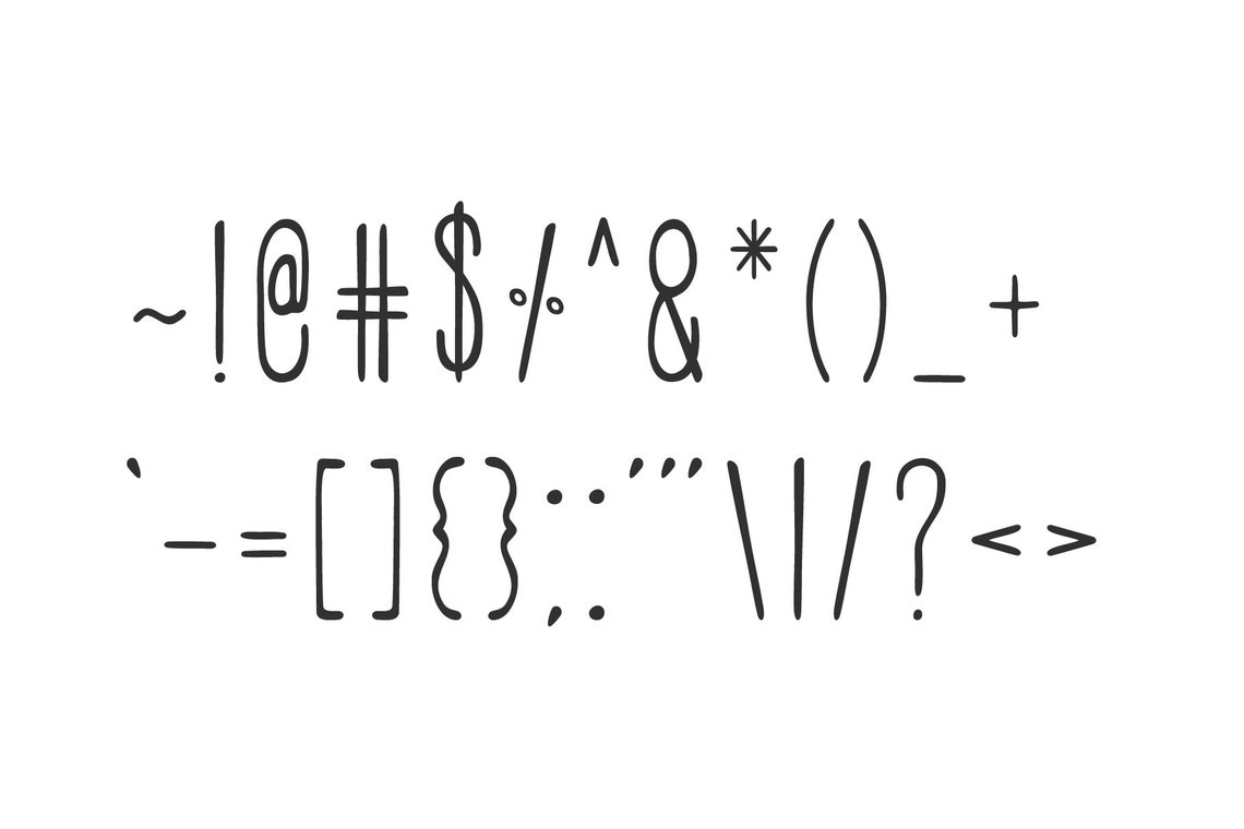 Bushcraft Handwritten Script Font - Etsy