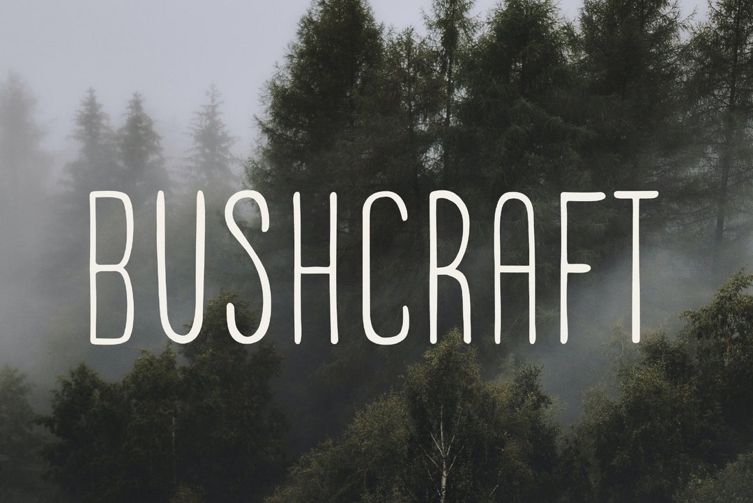 Bushcraft Handwritten Script Font - Etsy