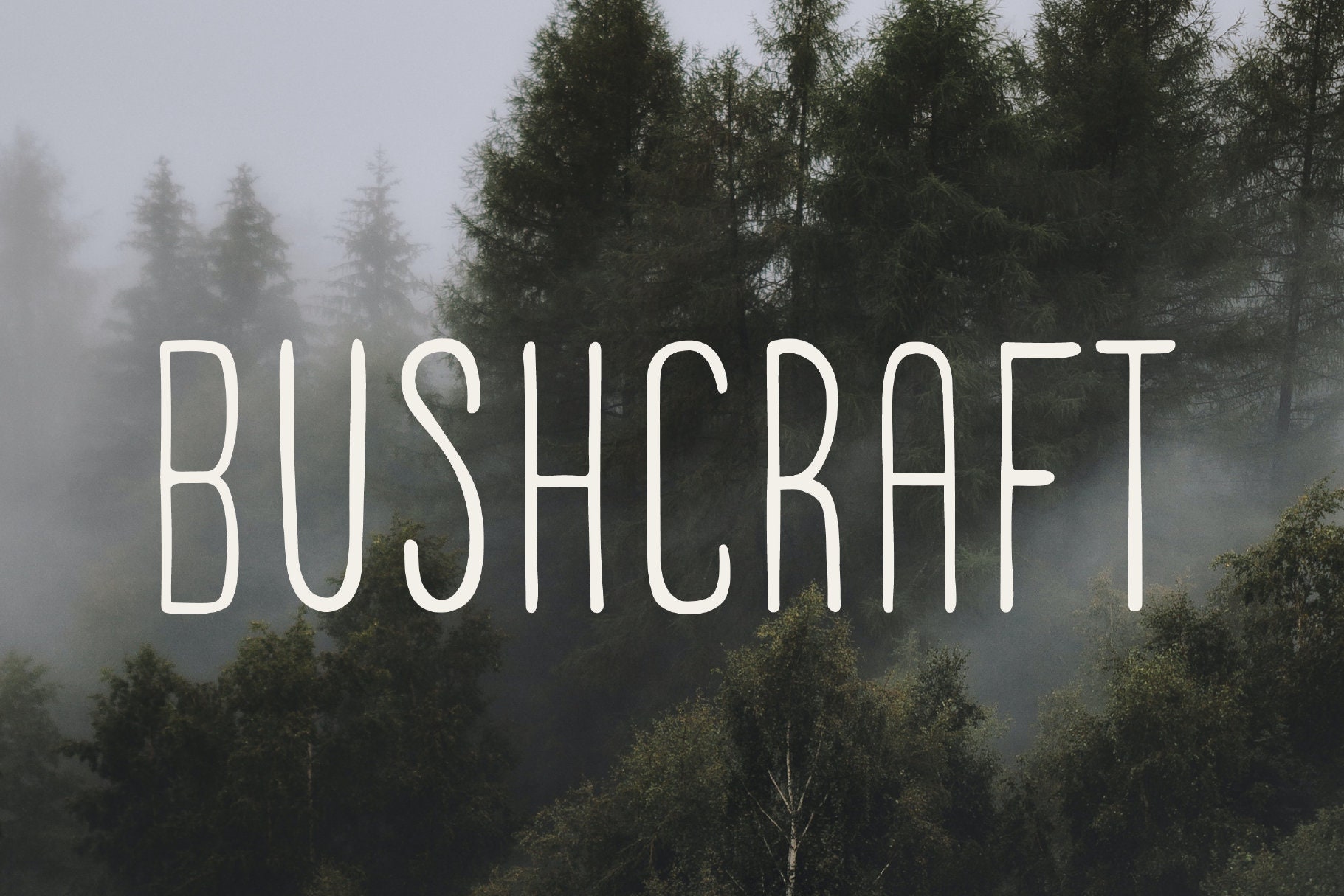 Bushcraft Handwritten Script Font - Etsy