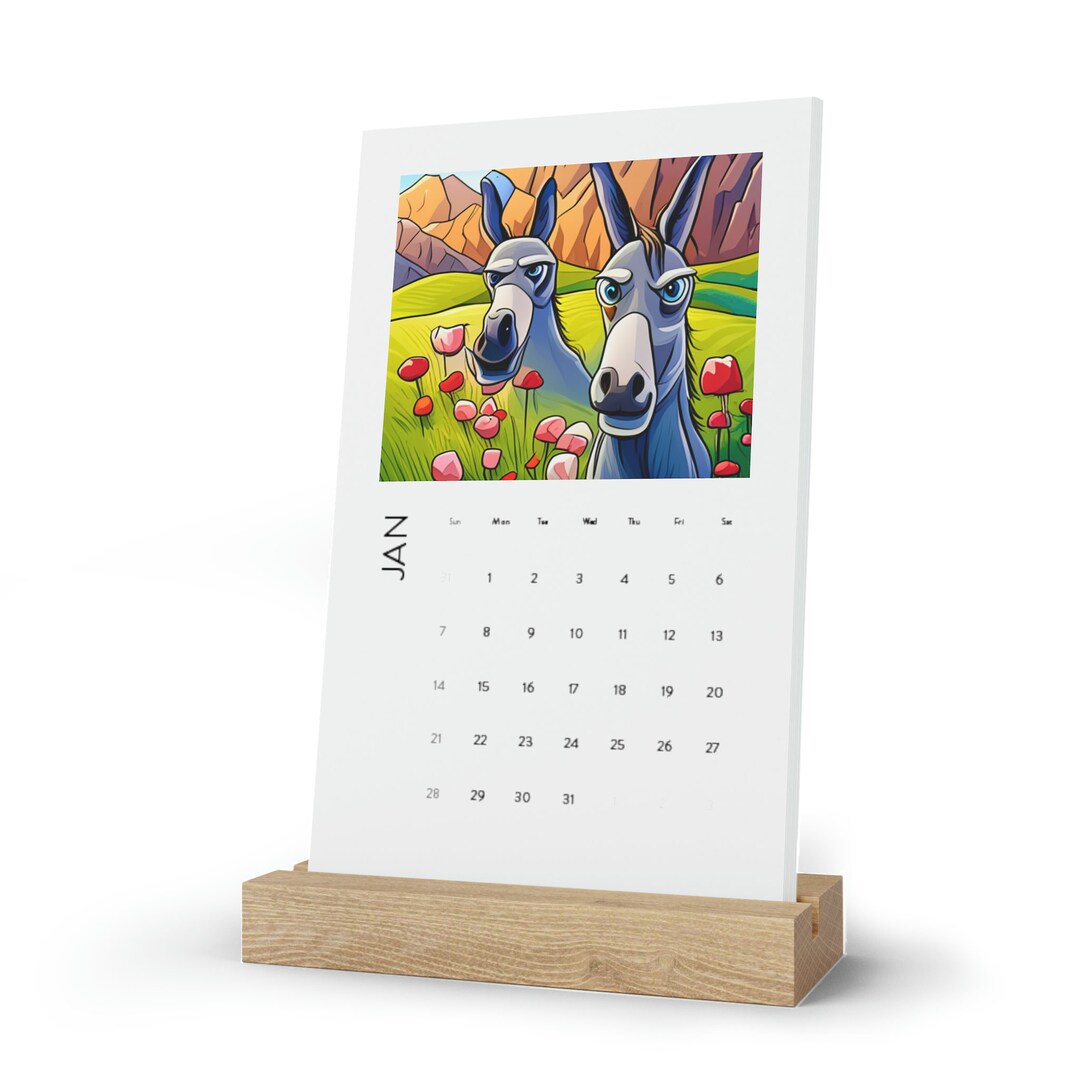 Desk 2024 2024 Calendar Wall Animation Color Planner Rainbow Color ...