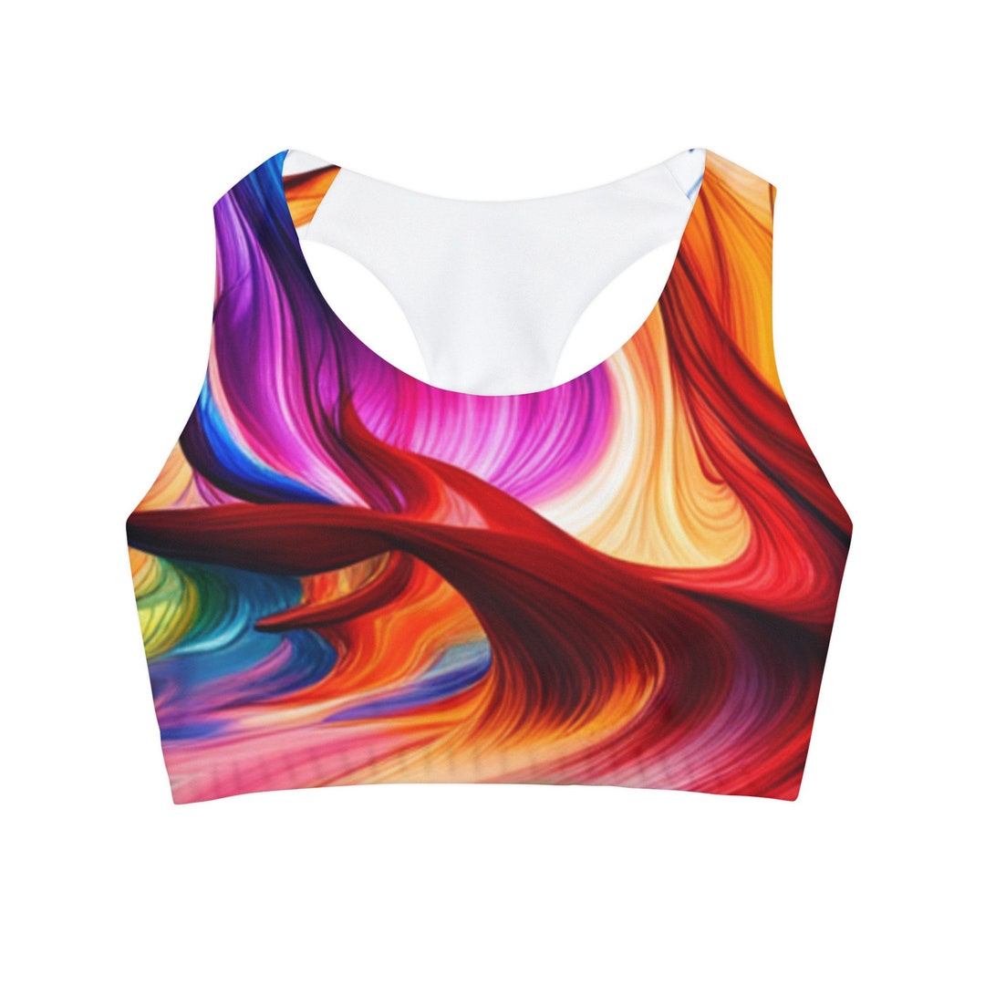Girls' Swimsuit Crop Top A Beautiful Water Color Designed Swim Top for ...