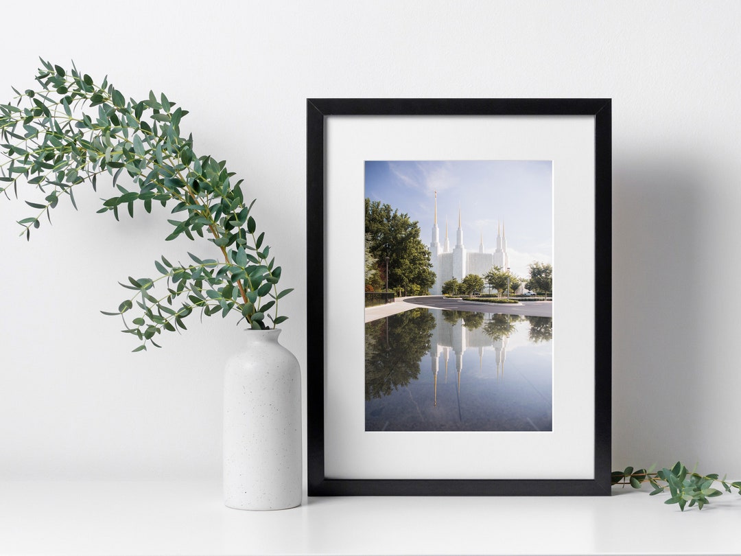 Washington DC LDS Temple Reflection | Digital Image | Temple Photo, Lds ...
