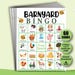60 Barnyard Bingo Cards, Barnyard Bingo Games, Farm Bingo, Barnyard ...