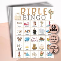 Bible Verse Bingo (35 Unique Cards) - Etsy