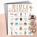 60 Bible Bingo Cards, Bible Stories Bingo, Sunday School Christian ...