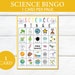 Science Bingo, 60 Printable Science Bingo Cards, Chemistry Bingo ...