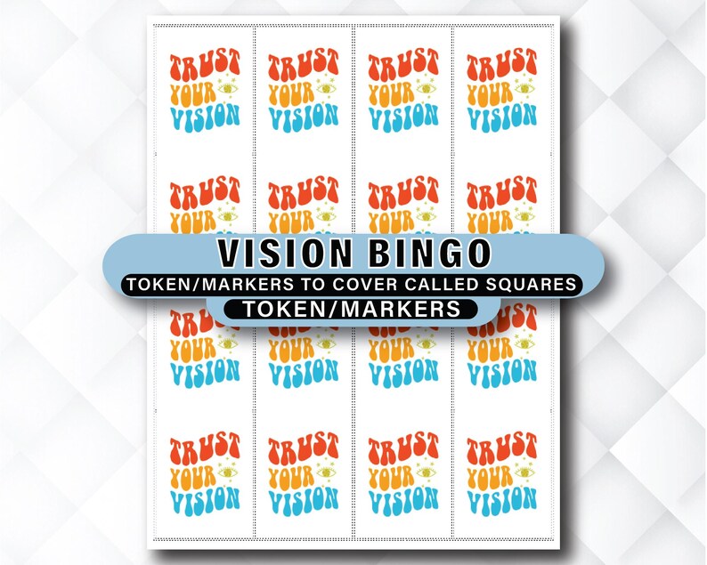 60 Vision Bingo Cards, Vision Board Bingo Games, New Year Resolution ...