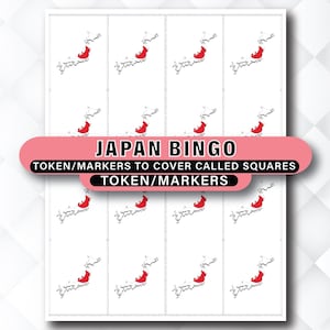 60 Japan Bingo Cards, Japan Travel Bingo, Asia Trip Vacation, Japanese ...
