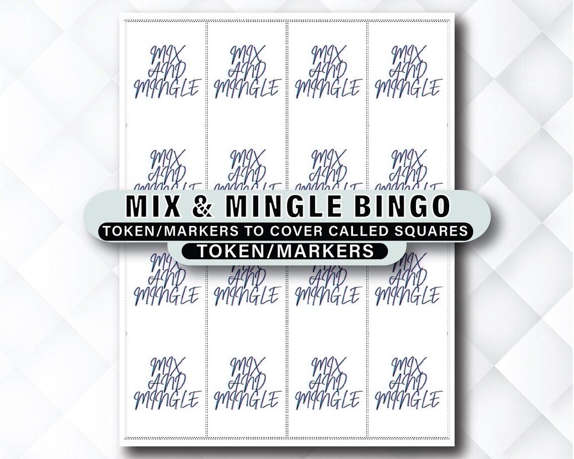 Mix and Mingle Bingo, Get to Know You Questions, Class Reunion Games ...