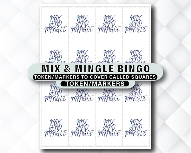 Mix and Mingle Bingo, Get to Know You Questions, Class Reunion Games ...