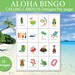 Aloha Bingo, Luau Bingo, Hawaiian Bingo, Luau Birthday Party, 30 ...