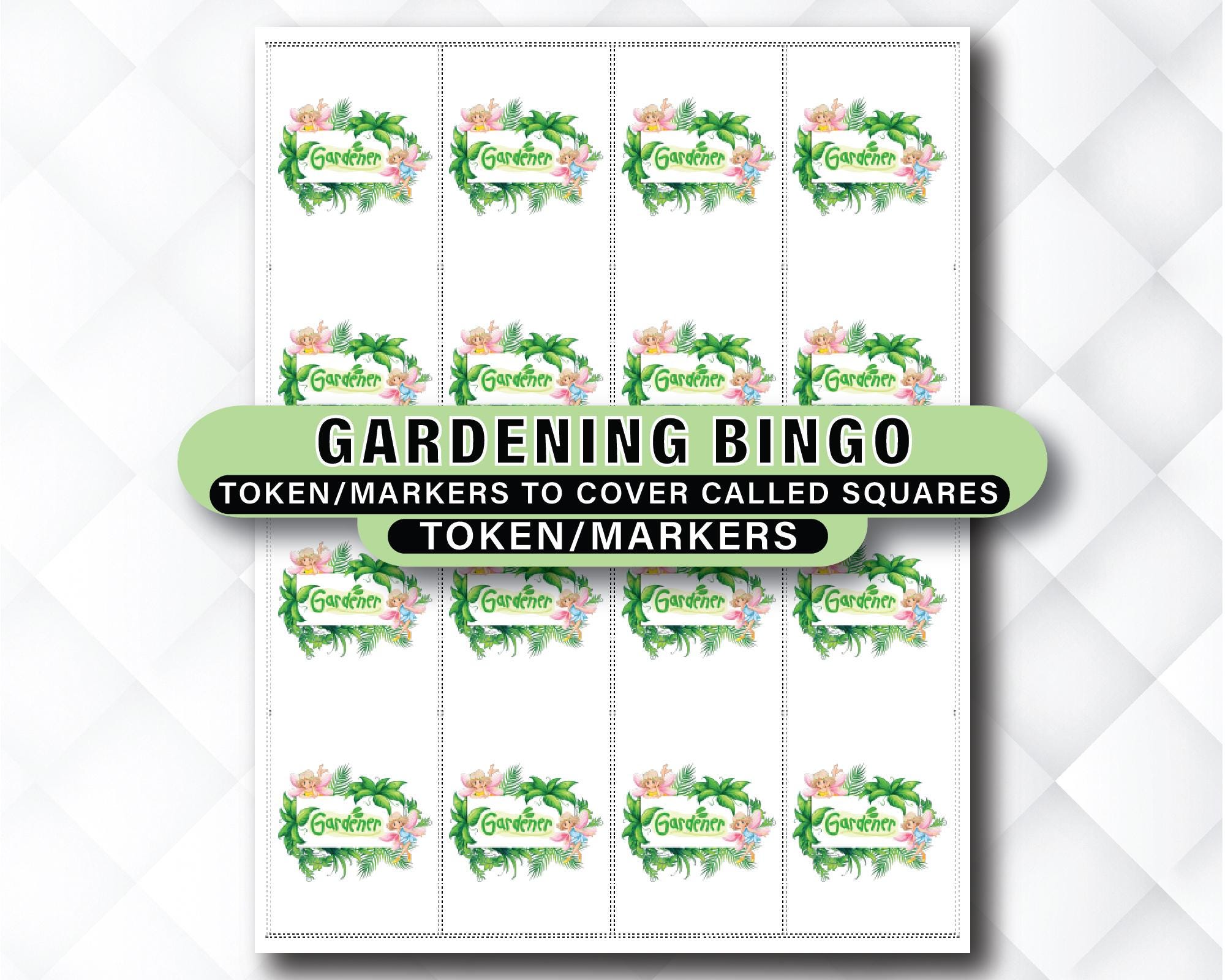 Gardening Bingo Cards, Garden Bingo, Spring Bingo, Garden Activity ...