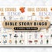 60 Bible Bingo Cards, Bible Stories Bingo, Sunday School Bingo, Bible ...