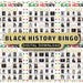 60 Black History Bingo Cards, Black History Month Bingo Game, Black ...