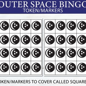 Outer Space Bingo, Solar System Bingo, Astronomy Bingo, 40 Printable ...