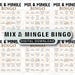 Mix and Mingle Bingo, Get to Know You Questions, Class Reunion Games ...