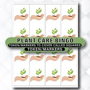 60 Plant Care Bingo Cards, Plant Care Game for Kids, Gardening Bingo ...