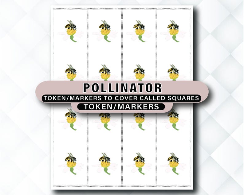 Pollinator Bingo 60 Cards, Nature Bingo Cards, STEM Game for Kids ...