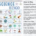 60 Printable Science Bingo Cards, Chemistry Bingo, Atomic Bingo, Mad ...