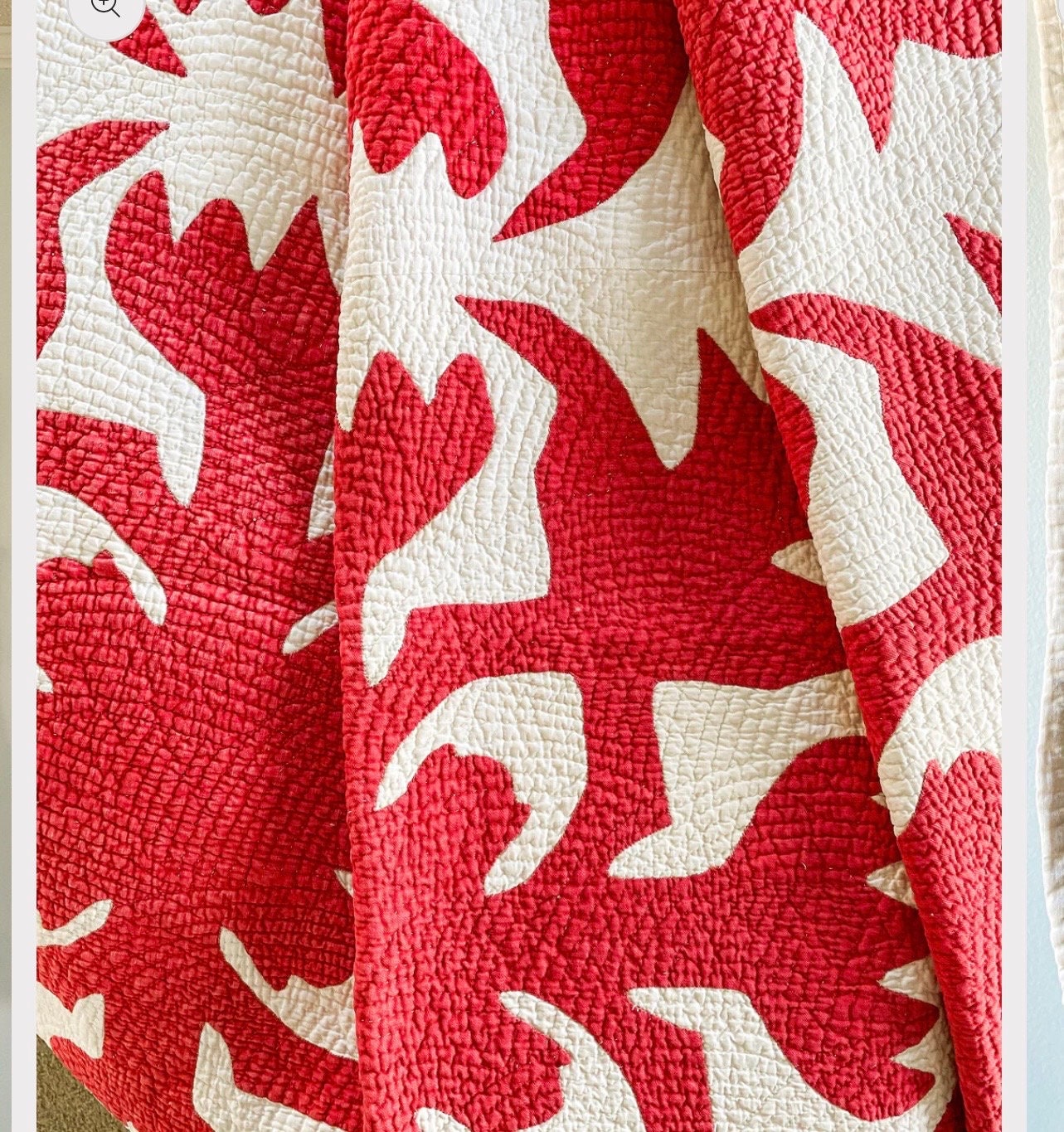 C 1850s Turkey Red Papercut Applique Quilt - Etsy