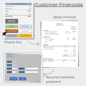 Hotel Management Excel Tool, Complete Solution for Reservations ...