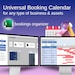Universal Booking Calendar Organizer Excel Tool, Daily Basis ...