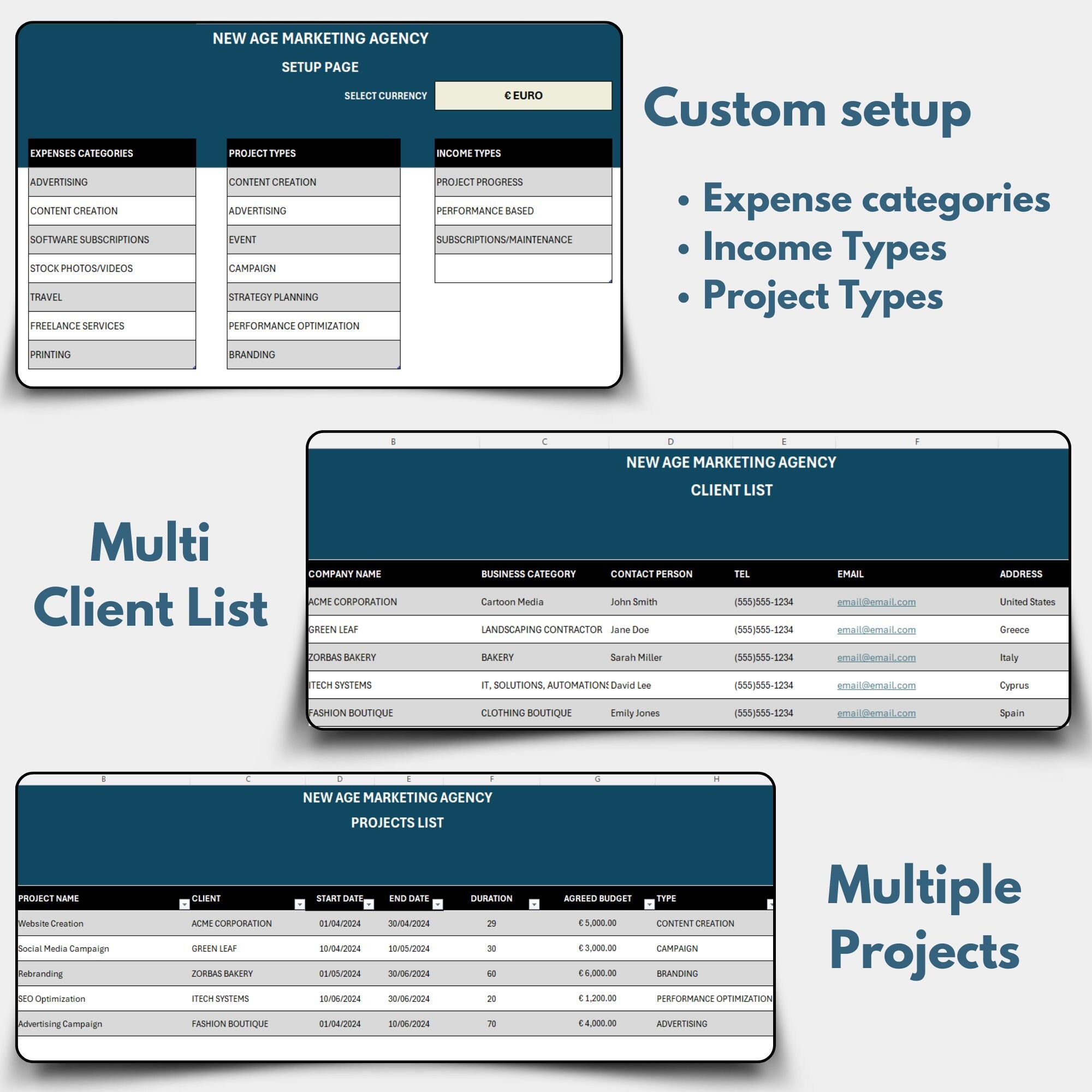 Project Profit Tracker: Monitor All Projects and Client Financials ...
