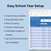 School Students Management Excel Template, Student and Class Registry ...