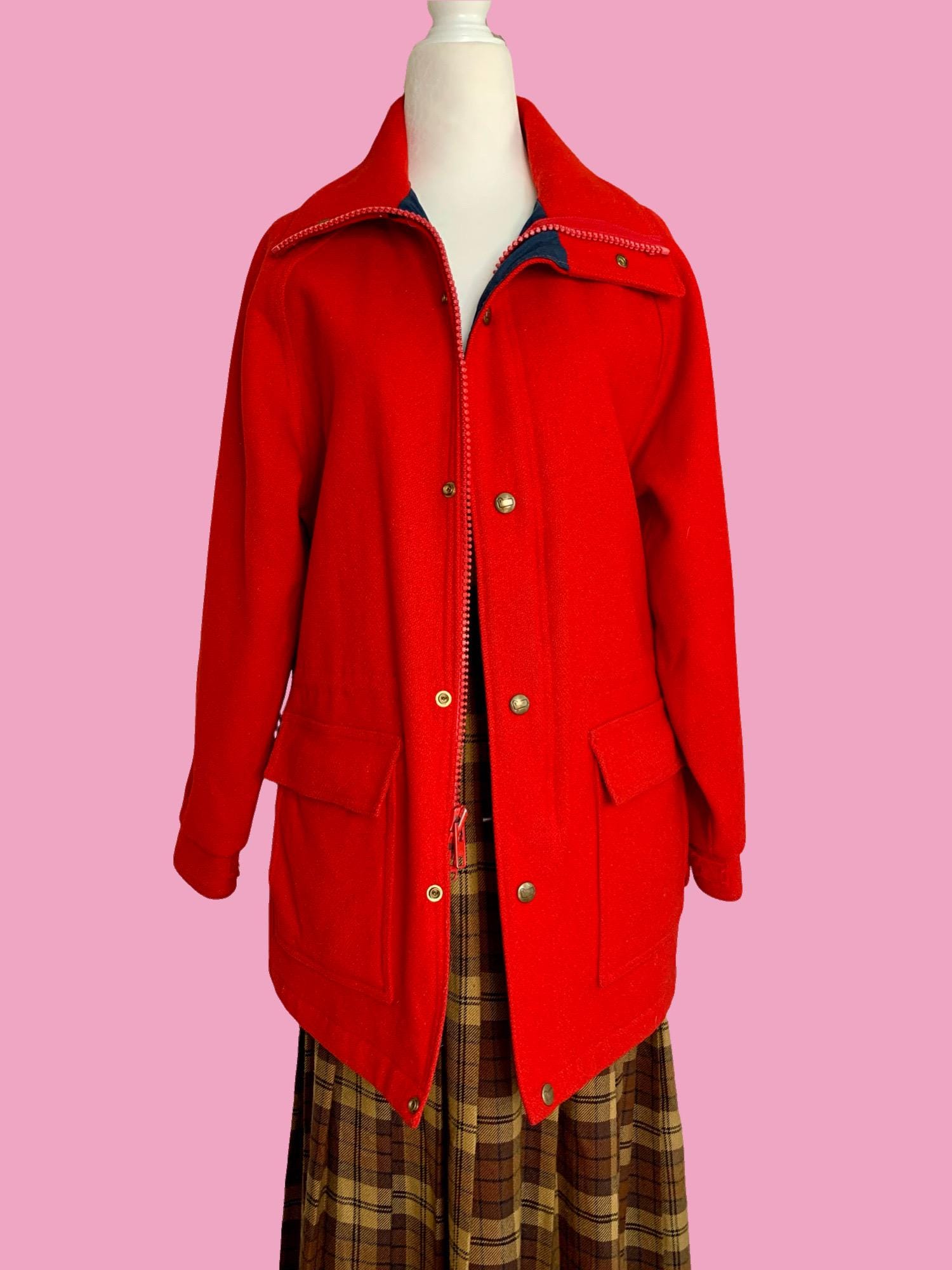 Woolrich Wool Jacket - Etsy