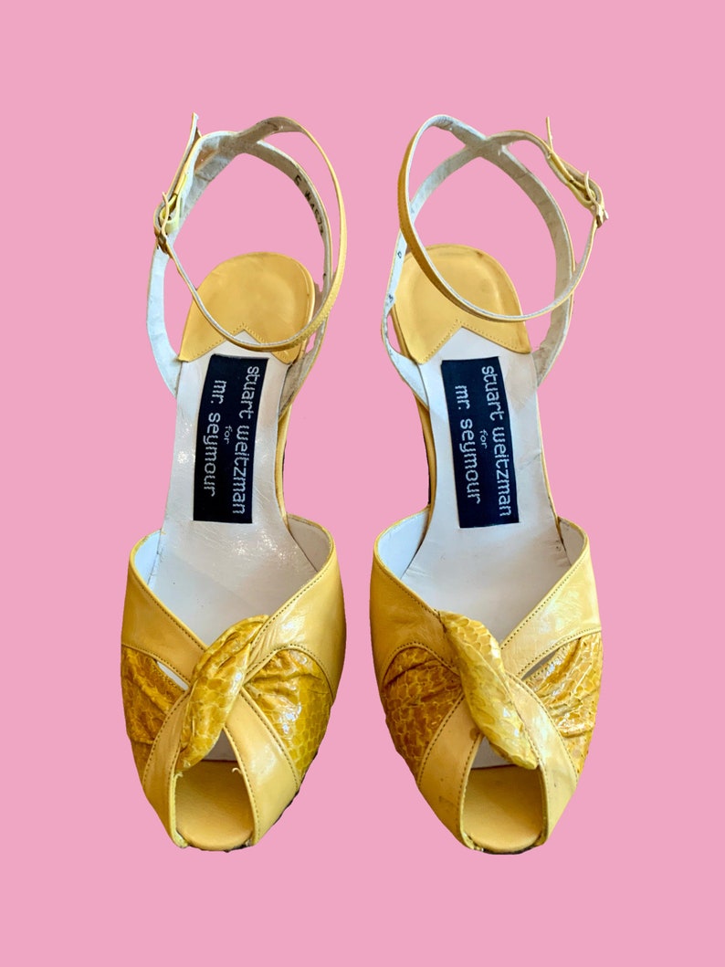 Stuart Weitzman Peep Toe Pumps - Etsy