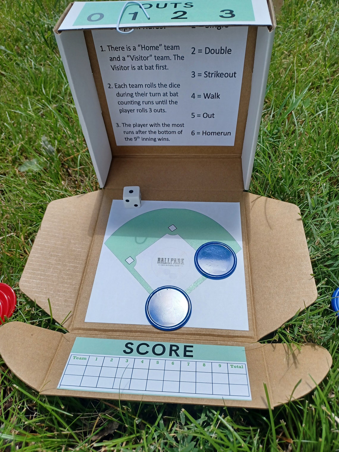 Ballpark Dice Baseball Game - Etsy
