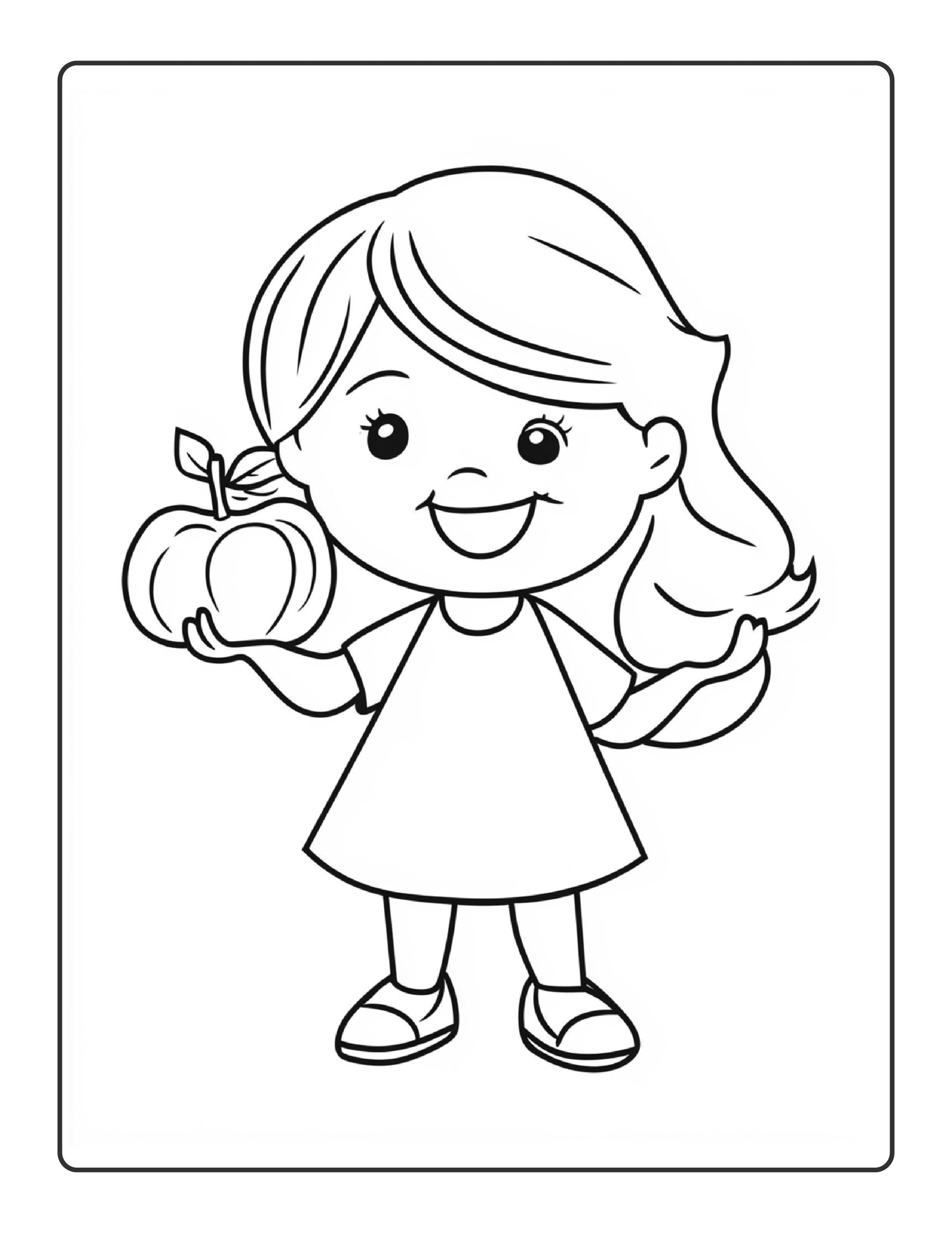 Printable Kids Coloring Book | 5 Fun Coloring Pages for Kids | Digital ...