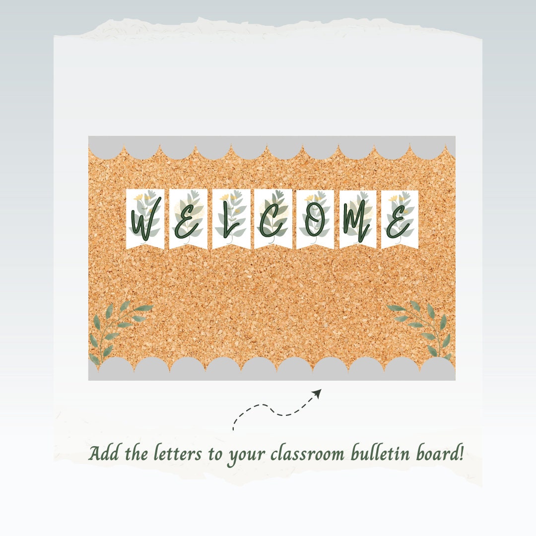 Boho Classroom/school Editable Welcome Banners - Etsy