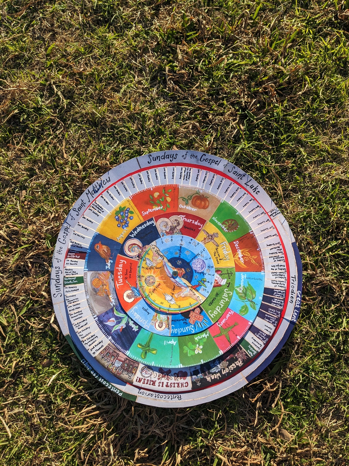 DIGITAL Orthodox Cyclical Calendar - Old Calendar- Homeschool Calendar ...