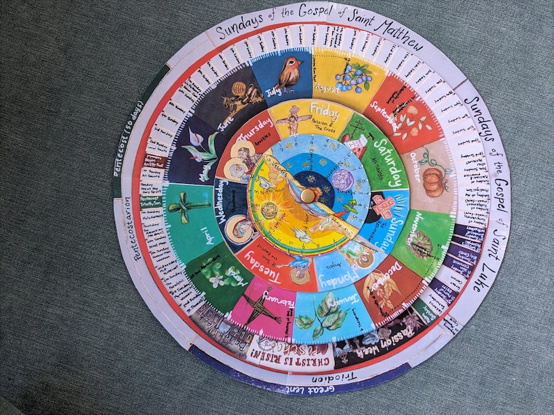 Orthodox Cyclical Calendar Perpetual Calendar Personal or Homeschool or ...