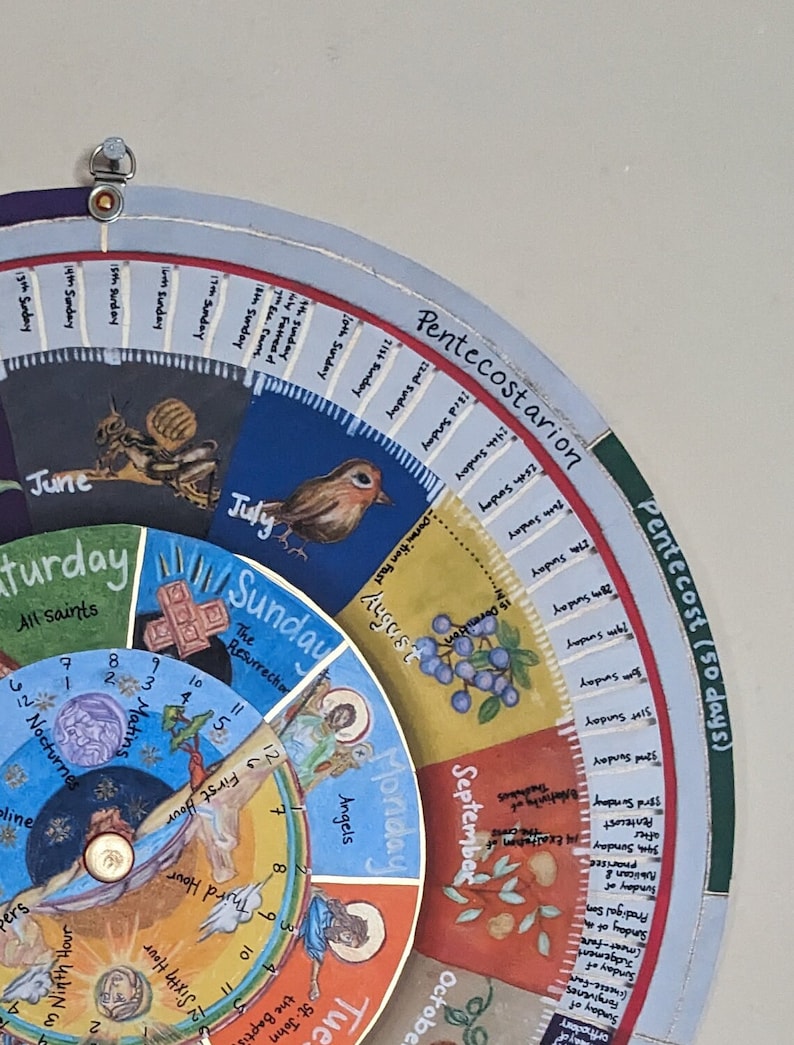 Orthodox Cyclical Calendar- Homeschool Calendar - Perpetual Calendar - Etsy